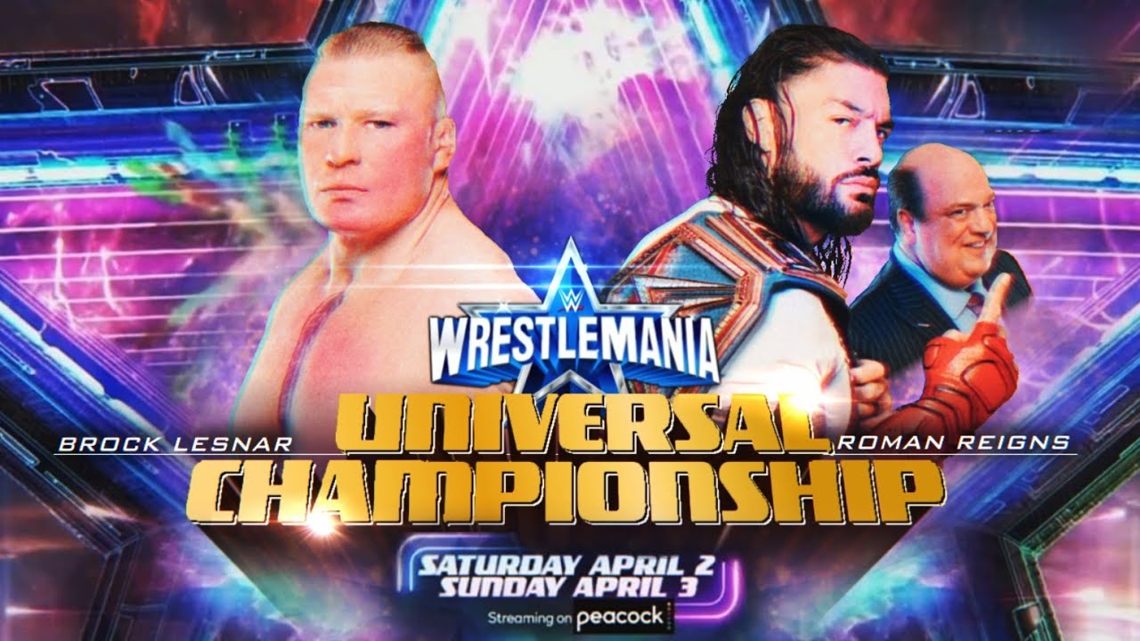 COMO HACER UN MATCH CARD DE WWE WRESTLEMANIA 38 | WWE WRESTLEMANIA 38 ...