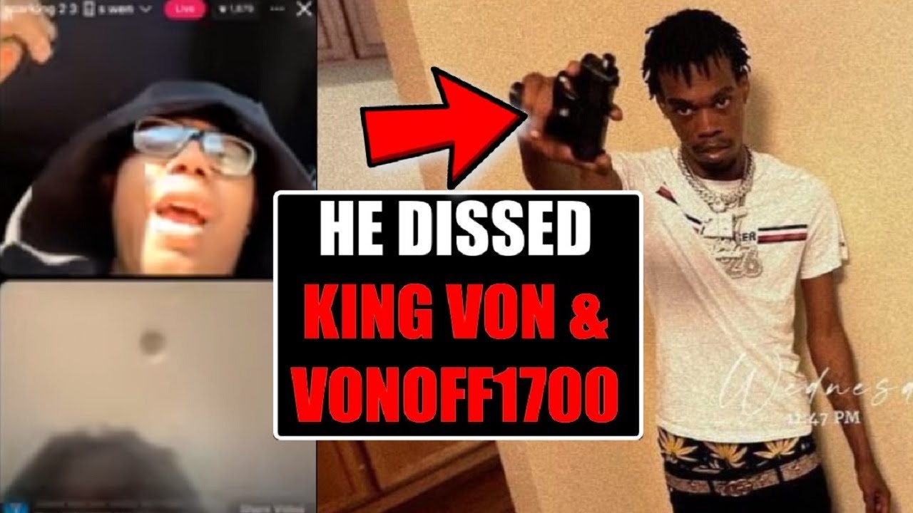 Fyndee Boy Dissing King Von VonOff1700 and BDN - YouTube