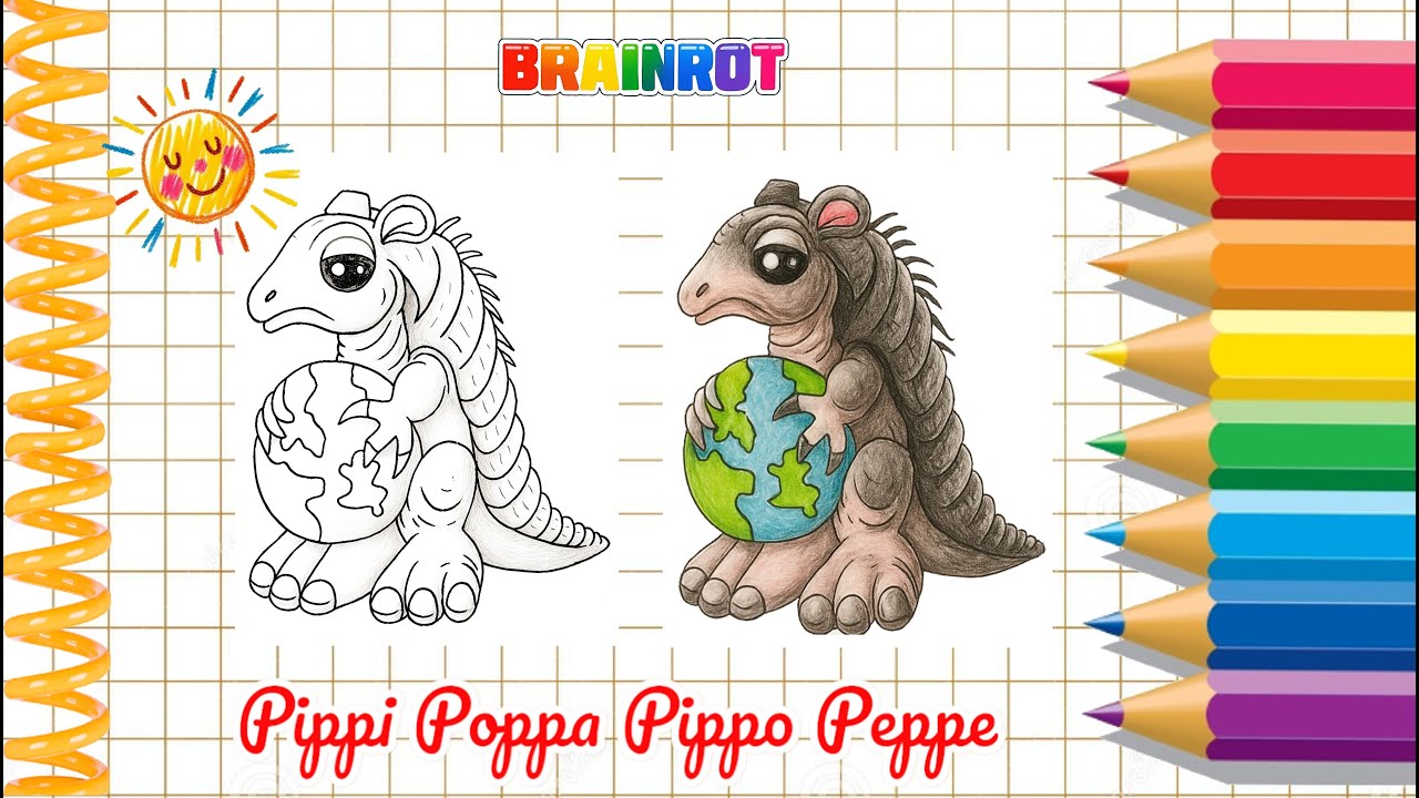 Pippi Poppa Pippo Peppe #paperdiy #italianbrainrot#brainrot#asmr - YouTube