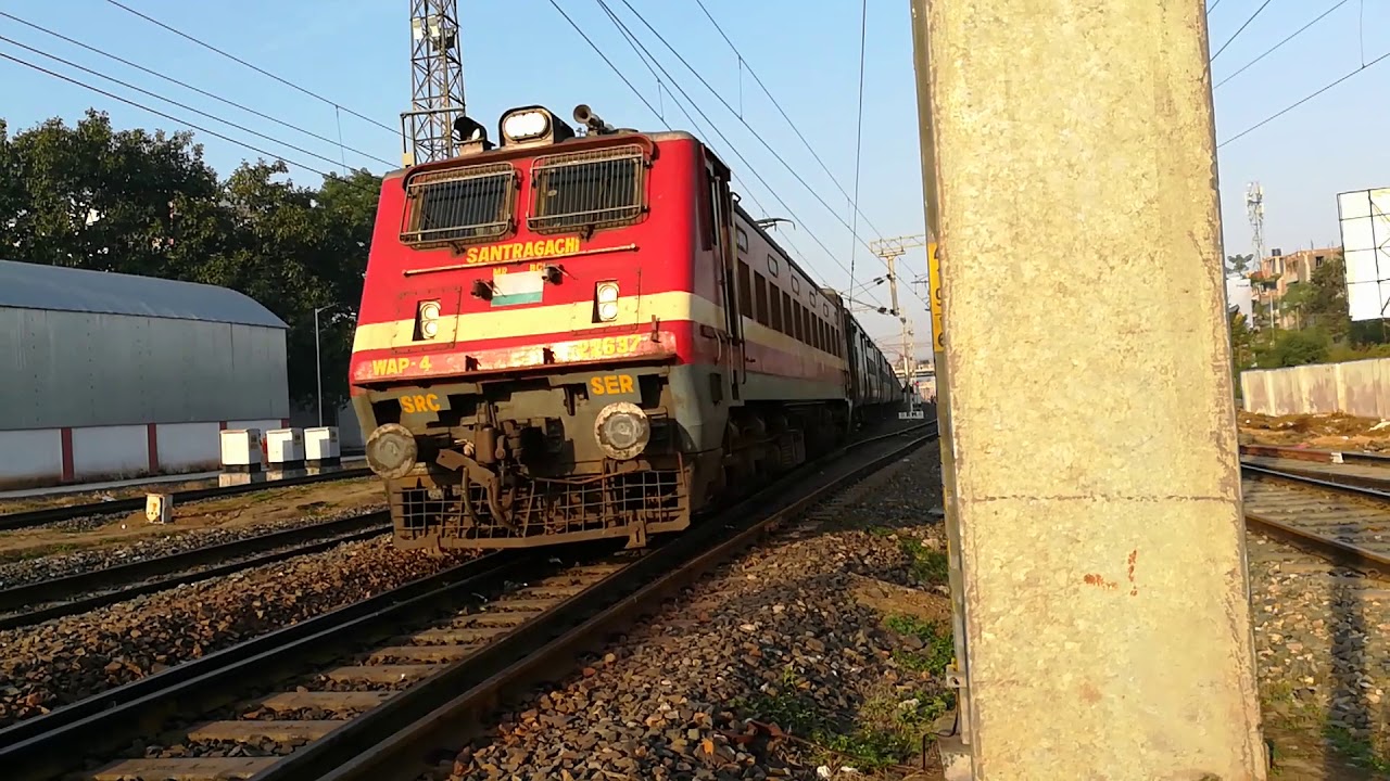 Hatia-Patna Express entering ranchi Junction - YouTube