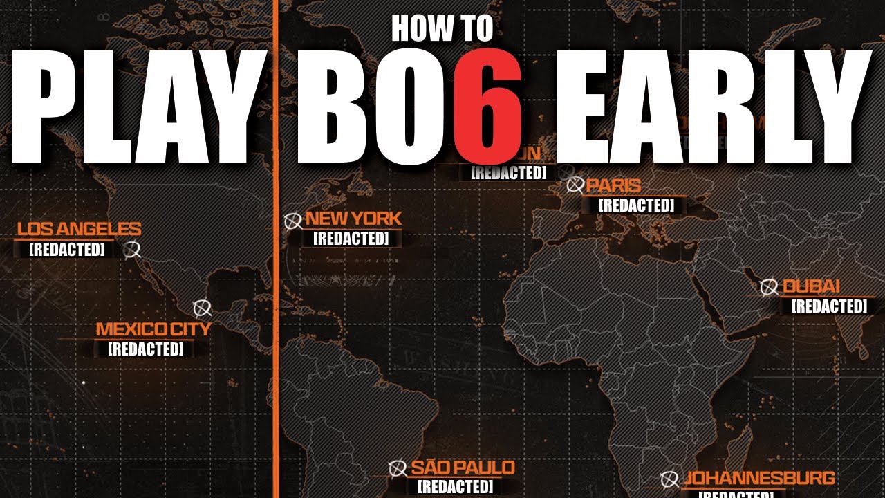 How to Play Black Ops 6 Early - YouTube