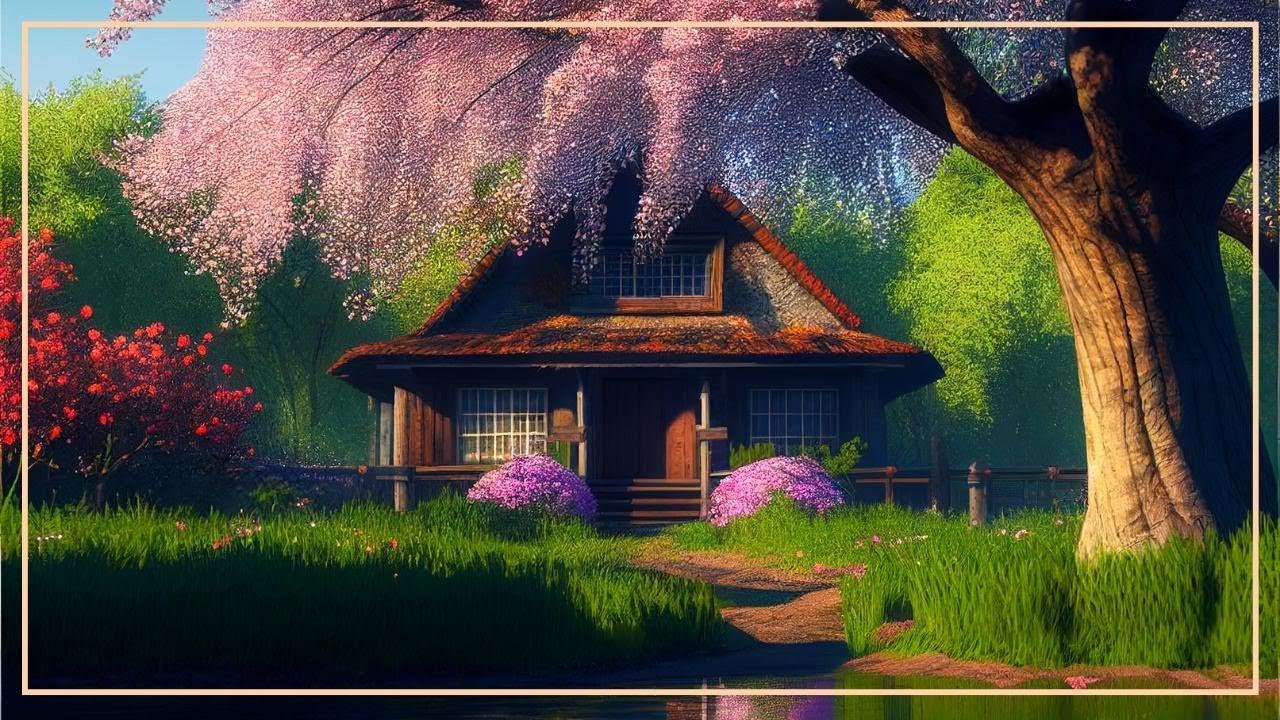 🌸🐦Spring Ambience with Cherry Blossoms | 2 Hours of Spring Day Sounds ...