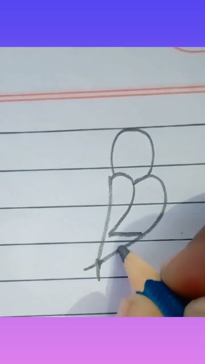 How to draw number 2 bird drawing easy way// step by steps bird drawing ...