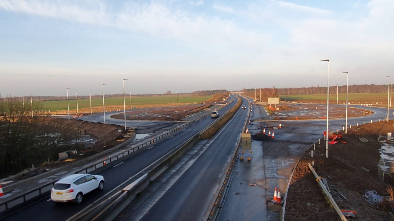 New M181 roundabout - YouTube