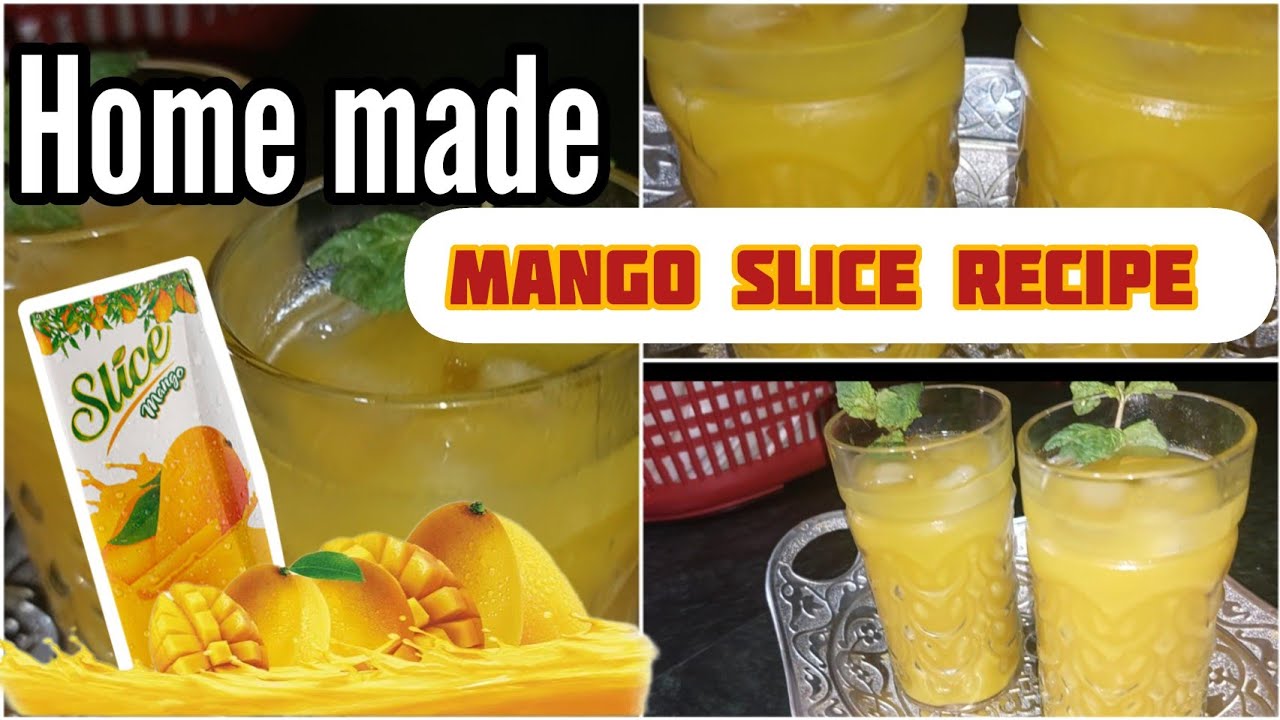 mango slice recipe by homeal | how to make mango slash at home - YouTube