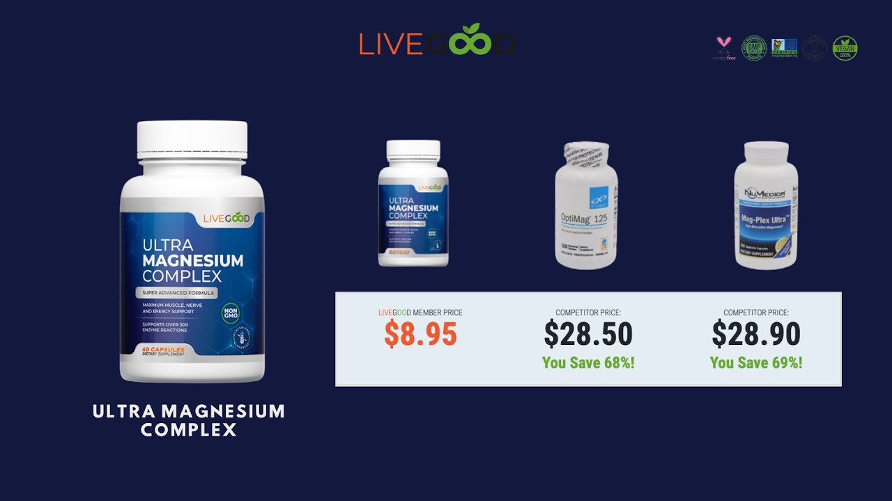 LiveGood Ultra Magnesium Complex - YouTube