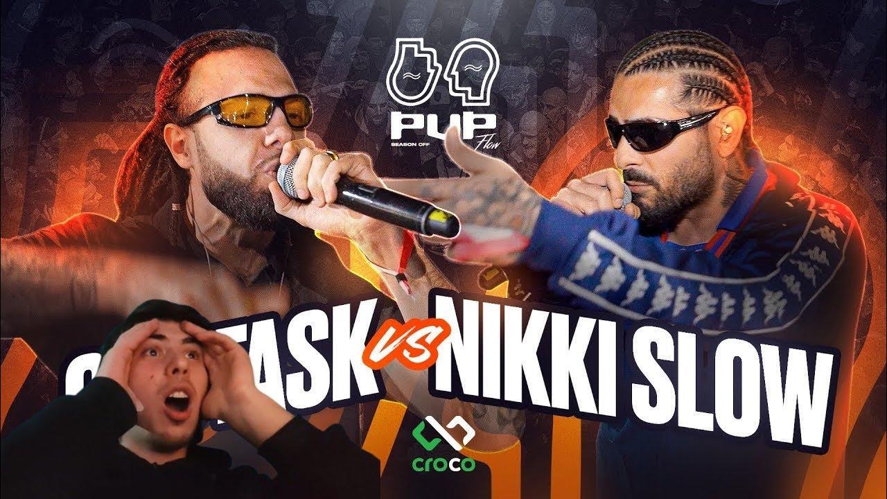 PVP FLOW • GROTASK VS NIKKI SLOW SEASON OFF" რეაქცია - YouTube