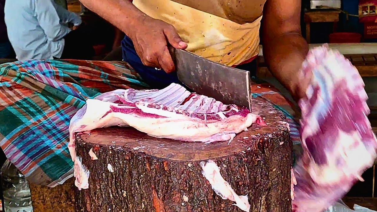 High-class Meat🍖🥩Cutting by Handy Butcher || Mutton Cutting ASMR Goat ...
