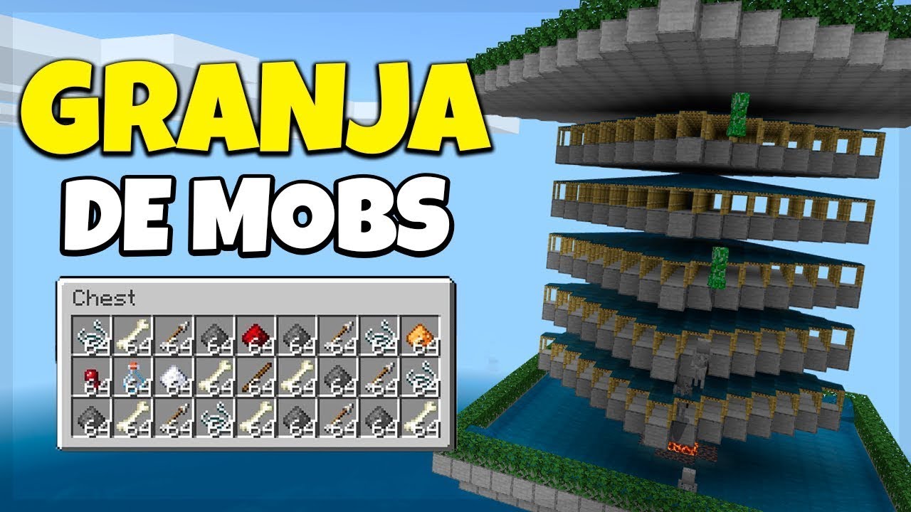 Minecraft extremo DIA 12"Granja De Mobs 2" - YouTube