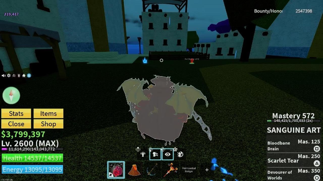 Roblox Sanguine Art&Dragon Talon to 600 mastery - YouTube