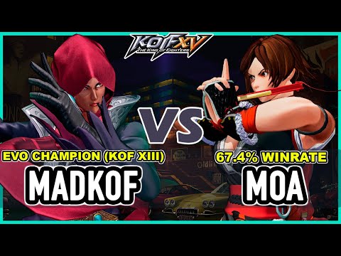 KOF XV 🔥 Madkof (Geese/Najd/Heidern) vs Moa (Athena/Mai/Maxima)