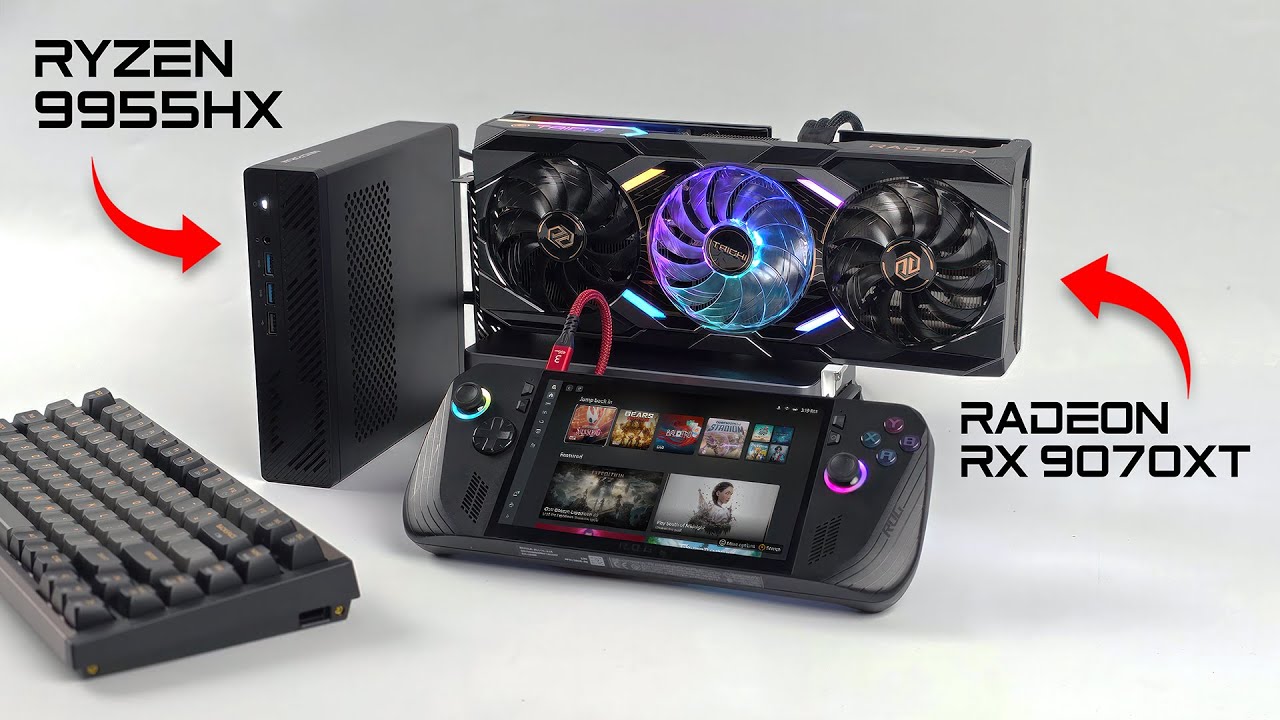 This Tiny DIY PC Set Up Can Do It All! - YouTube