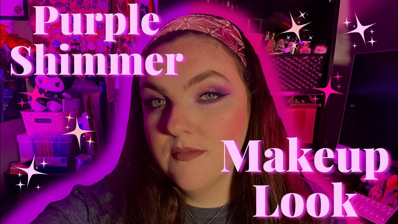 Purple Shimmer Look Using Blood Lust Palette💜 Makeup Tutorial 💜 GRWM - YouTube