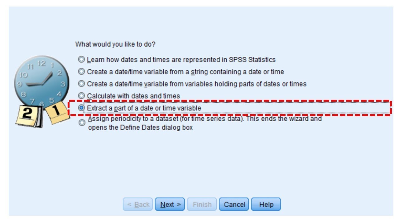 SPSS How To Create Year From Date Variable Date And Time Wizard In SPSS How To Create Year From Date Variable Date And Time Wizard In