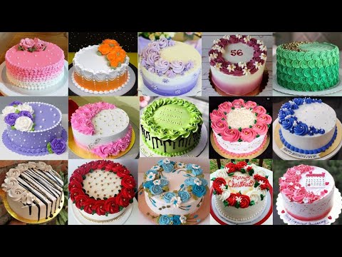 🌈Amazing Round Cake Decorating Ideas 2025/Round Cake Design/Anniversary Cake/Birthday Cake Design