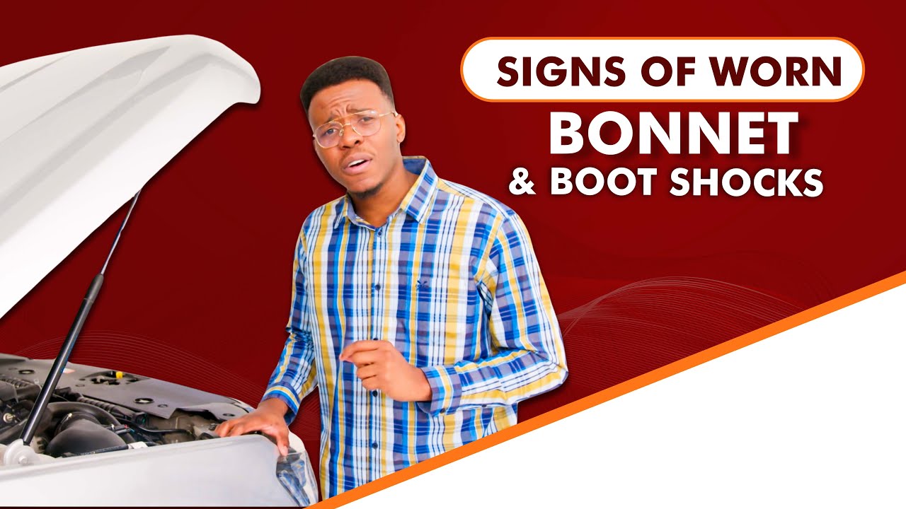 Signs of worn bonnet & boot shocks! - YouTube