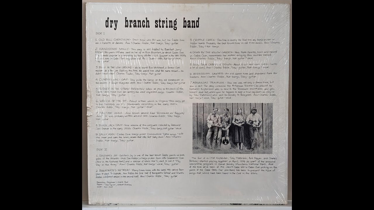 The Dry Branch String Band – The Dry Branch String Band [SIDE 2] - YouTube