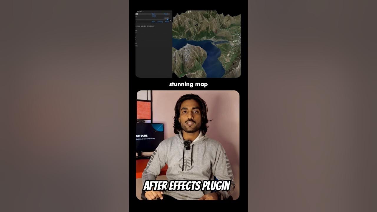 Secret Plugin To Create 3D Maps in After Effects #aftereffects - YouTube