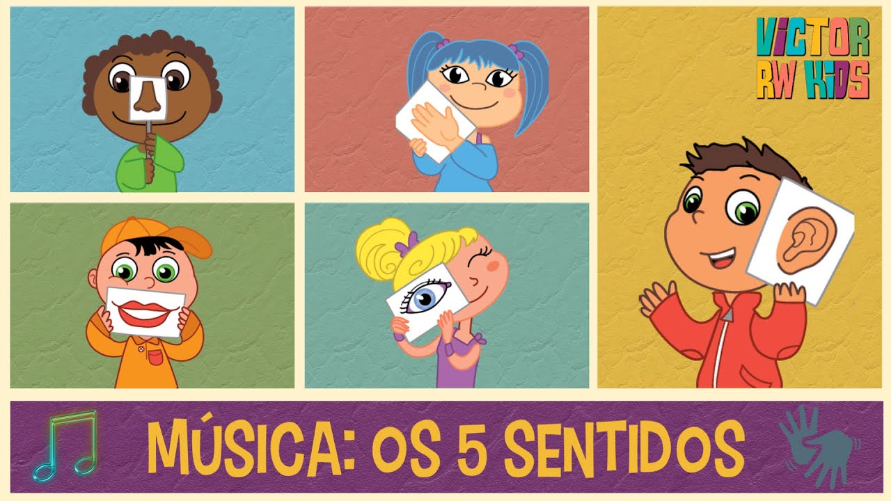Os cinco sentidos - Música Infantil ♫ [Com Libras] - YouTube