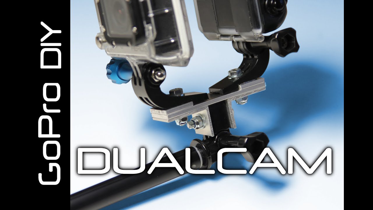 How to make a GoPro DUAL CAMERA ADAPTER - GoPro DIY #14 - YouTube