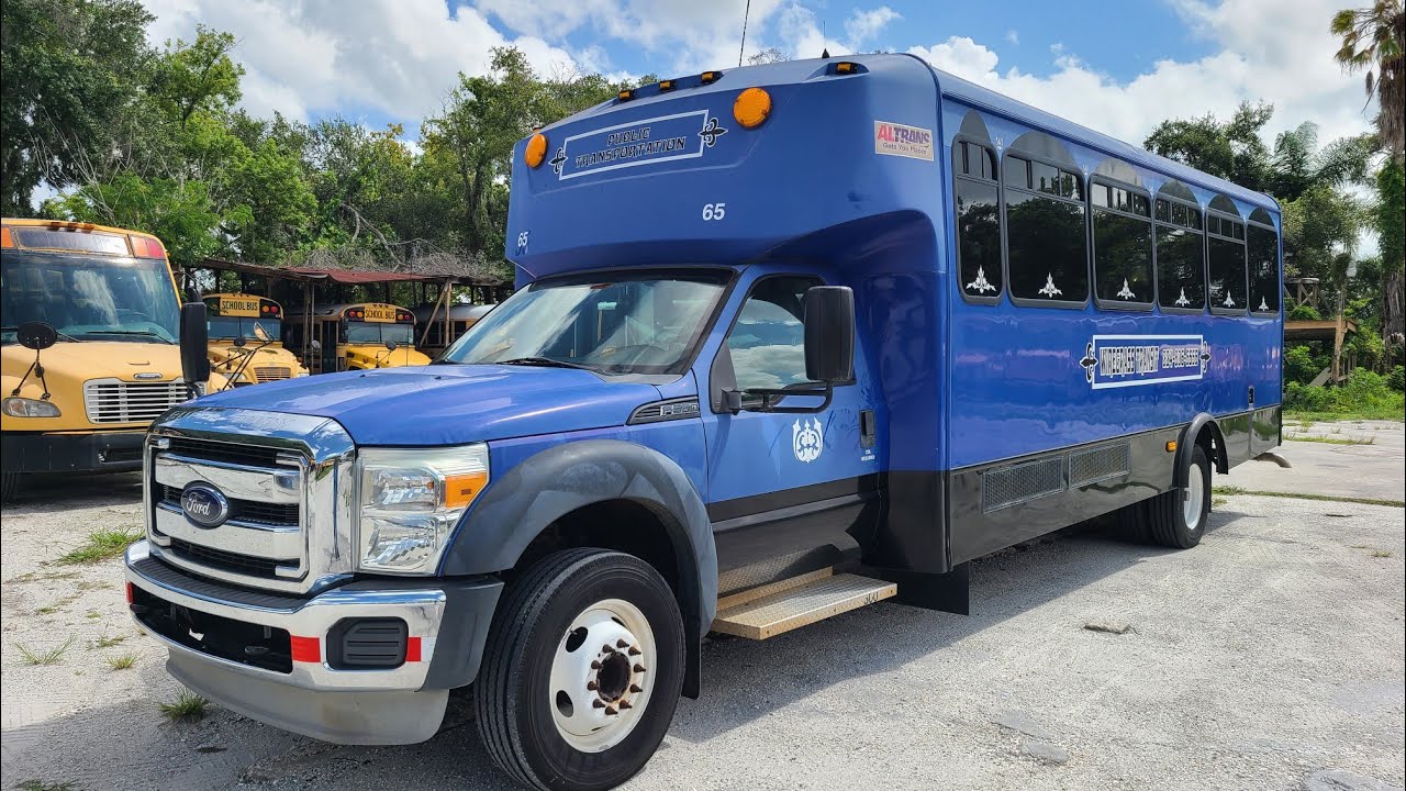 2013 Ford F550 Shuttle Bus - YouTube
