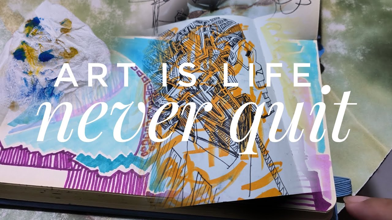 never quit on your art, art love you - YouTube
