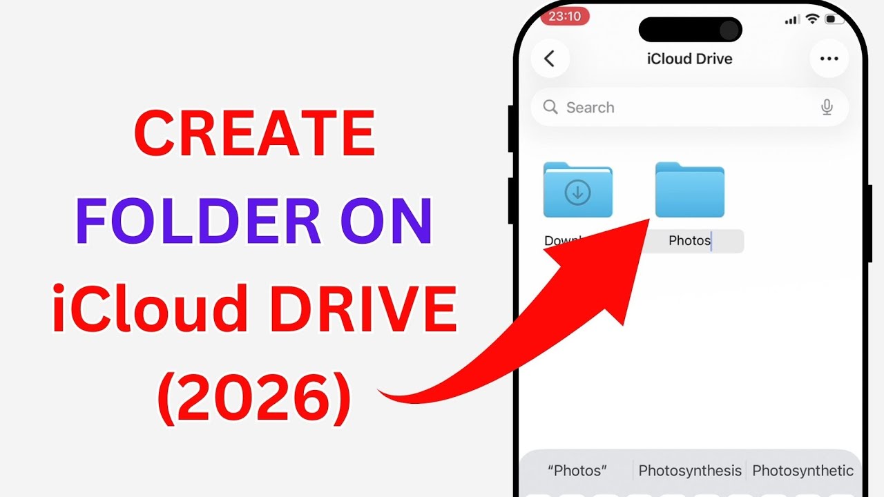 How To Create Folder On iCloud Drive In iPhone - Full Guide - YouTube