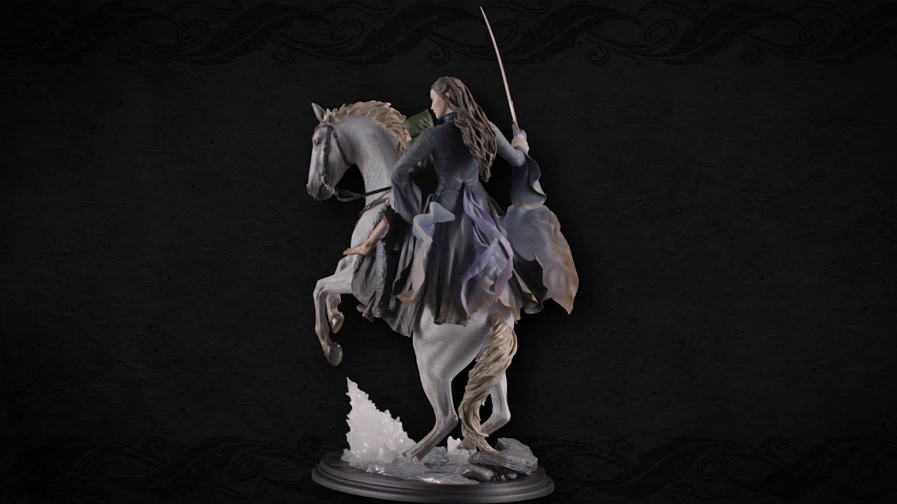 The Lord of the Rings | Arwen and Frodo on Asfaloth statue by Wētā ...