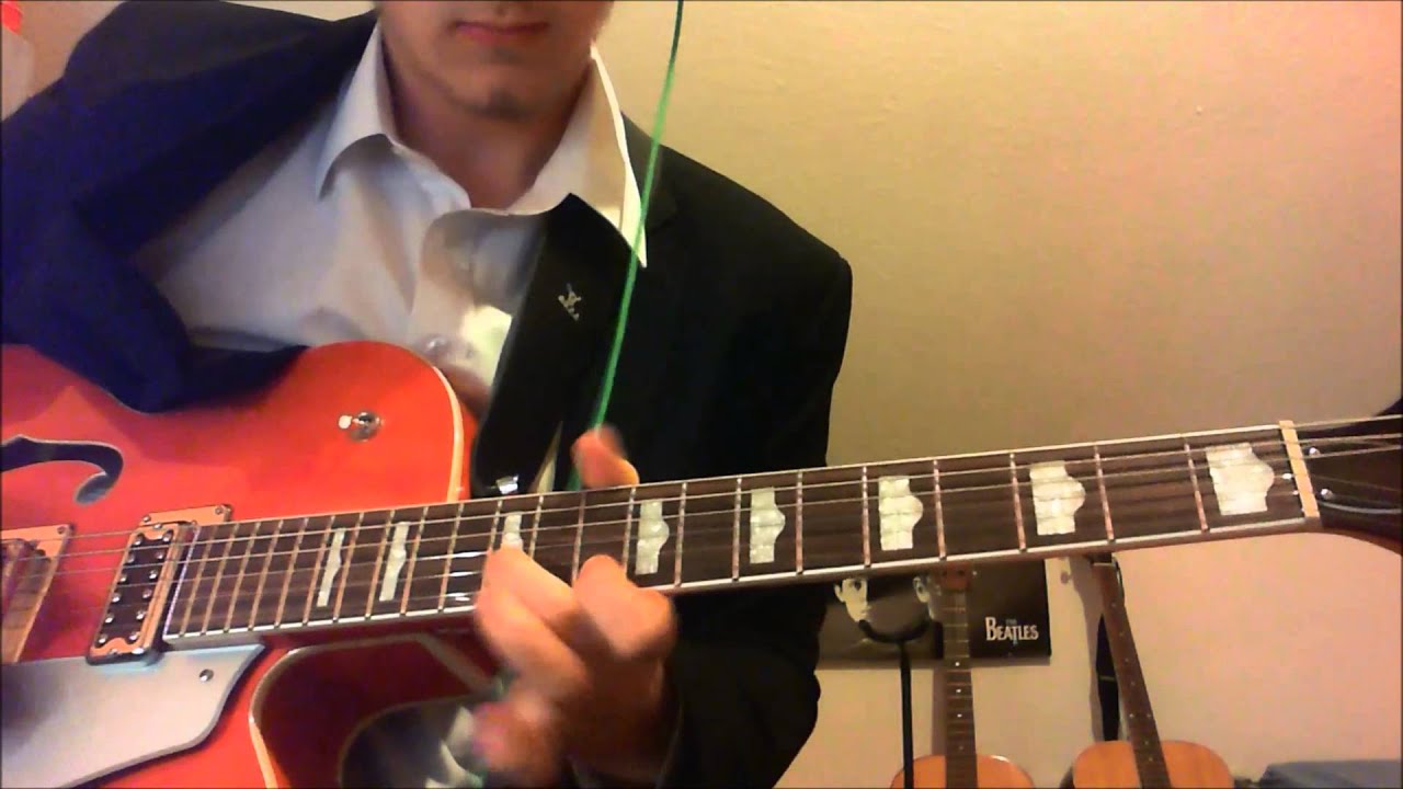 The Beatles - Day Tripper Lead Guitar Tutorial & Cover with Tabs - YouTube