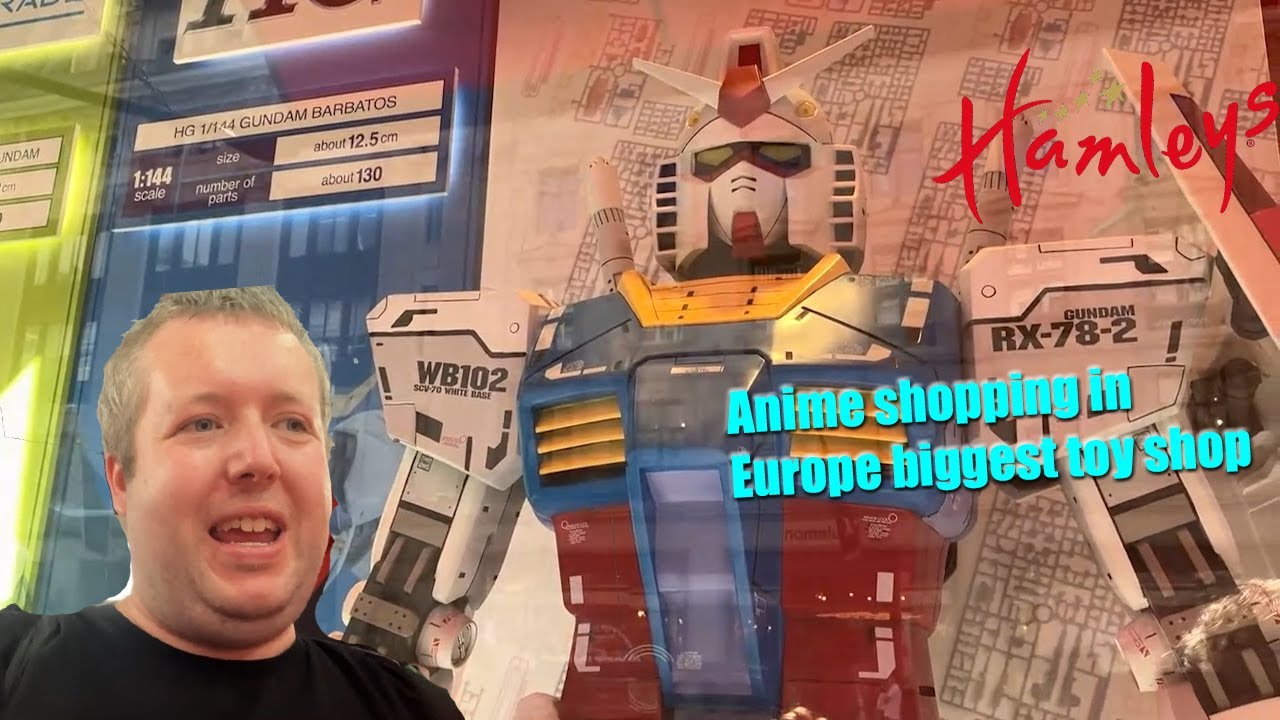 Anime shopping in Europe biggest toy shop - YouTube