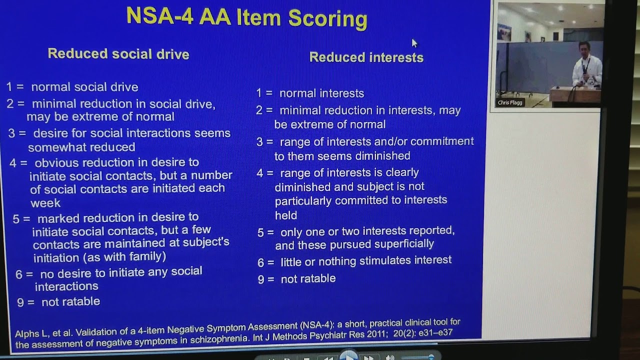 The 4-Item Negative Symptom Assessment (NSA-4) Instrument:, 49% OFF