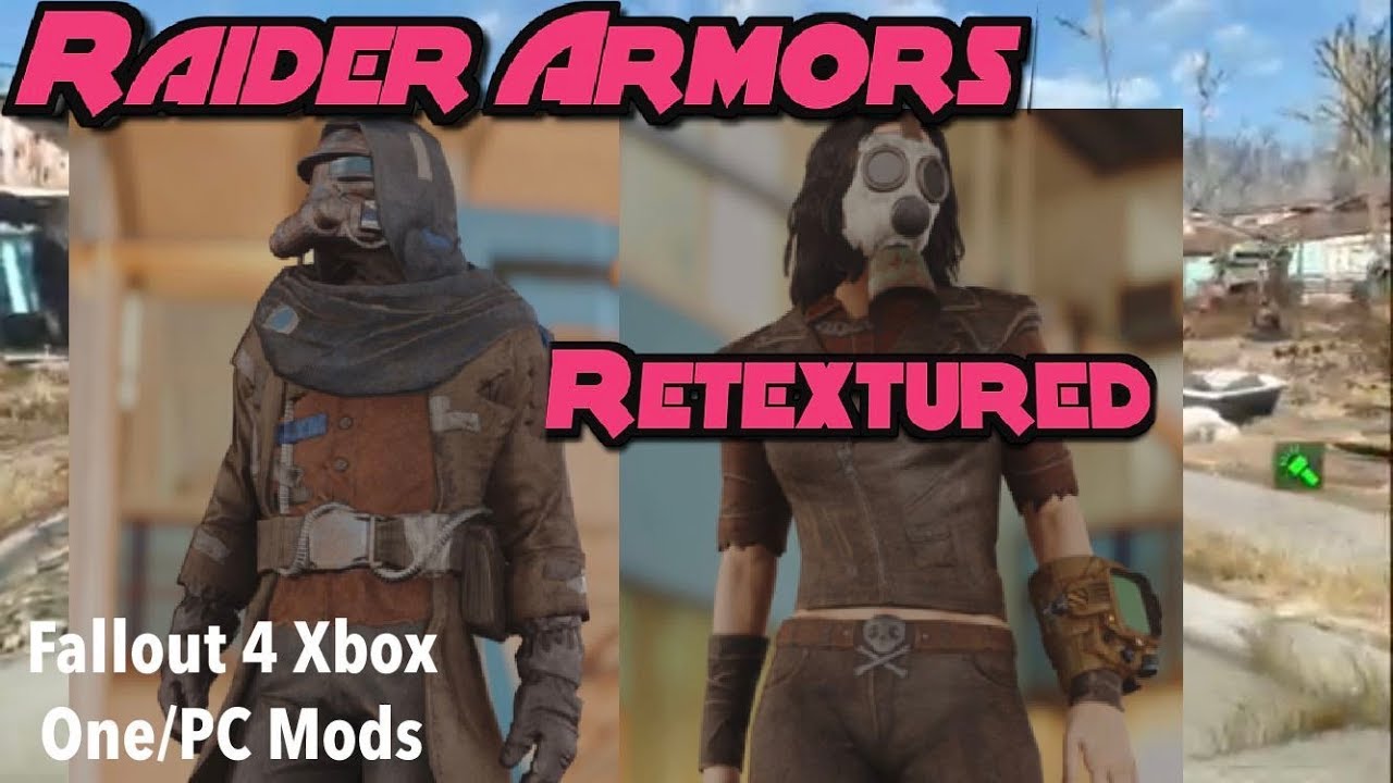 Raider Armors Retextured Fallout 4 Xbox One/PC Mods - YouTube