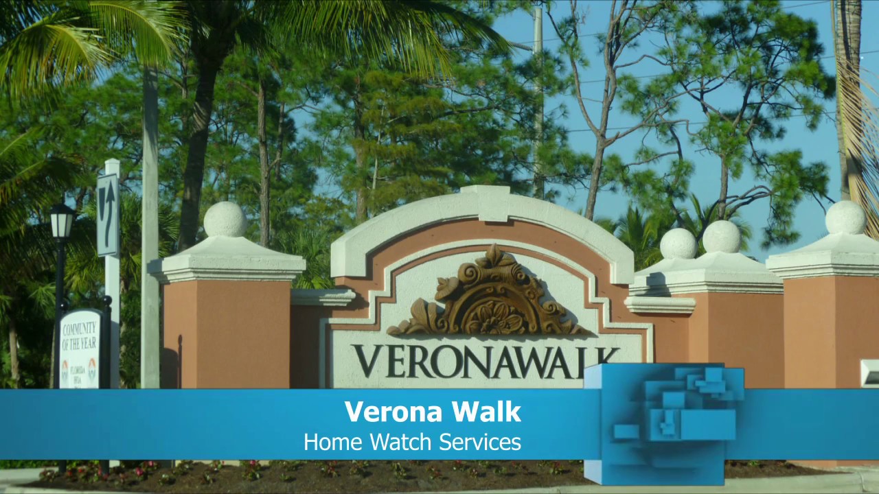 Home Watch Verona Walk Naples | Homewatch and Condo Check - YouTube