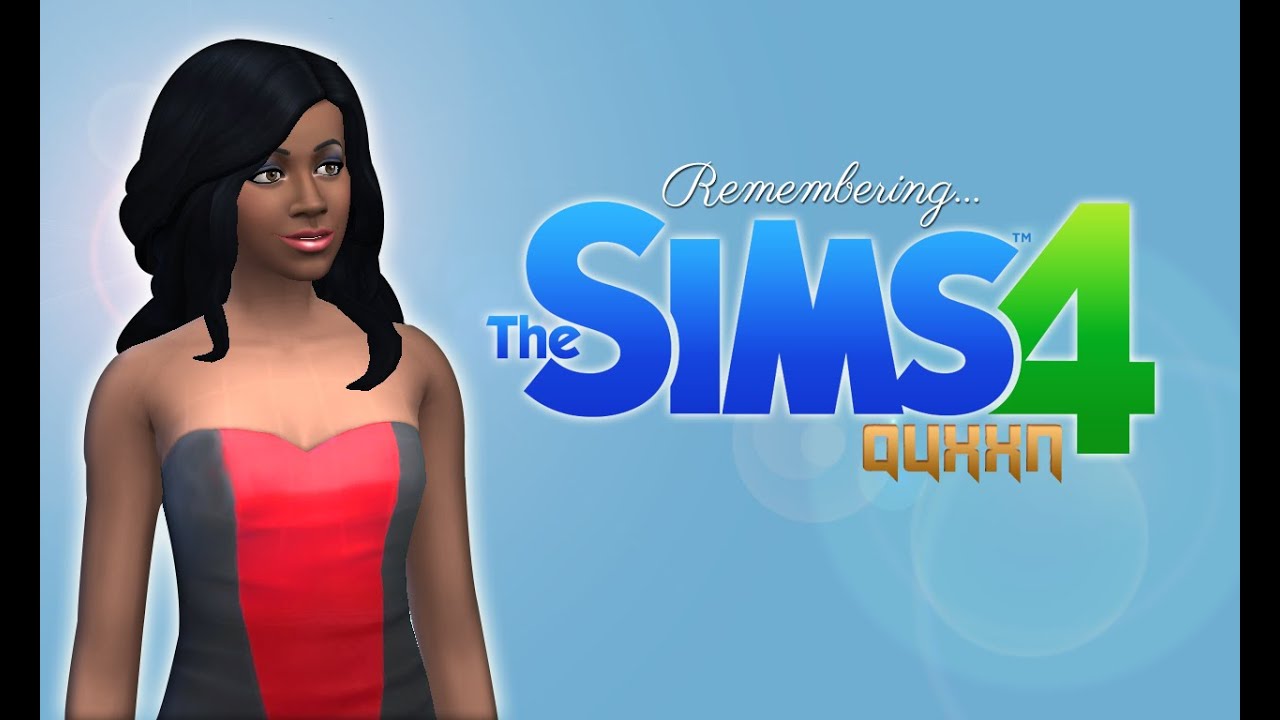 Remembering Quxxn - Sims 4 Create A Sim - YouTube