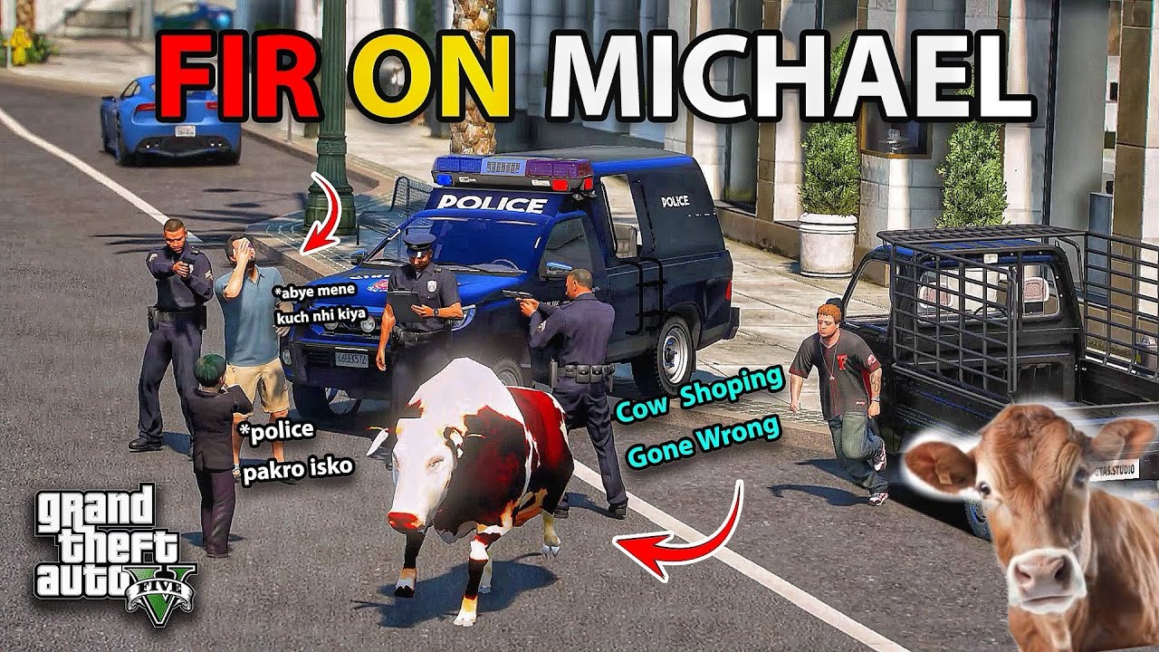 FIR Filed Against Michael | Eid Shopping Gone Wrong | GTA 5 MANDI ...