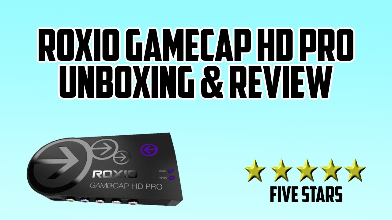 Roxio GameCap HD Pro | Unboxing & Review | Quality Test - YouTube