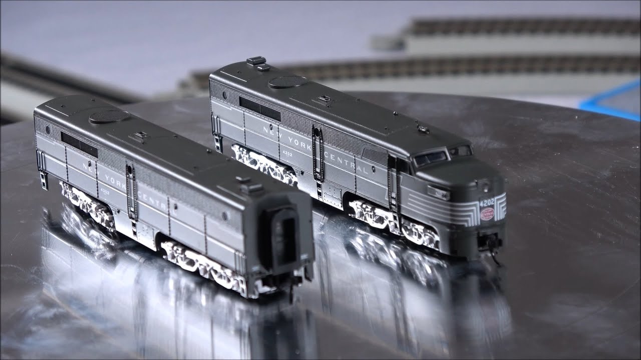 Product Demo: Broadway Limited Alco PA/PB N Scale w/Paragon 3 Sound ...