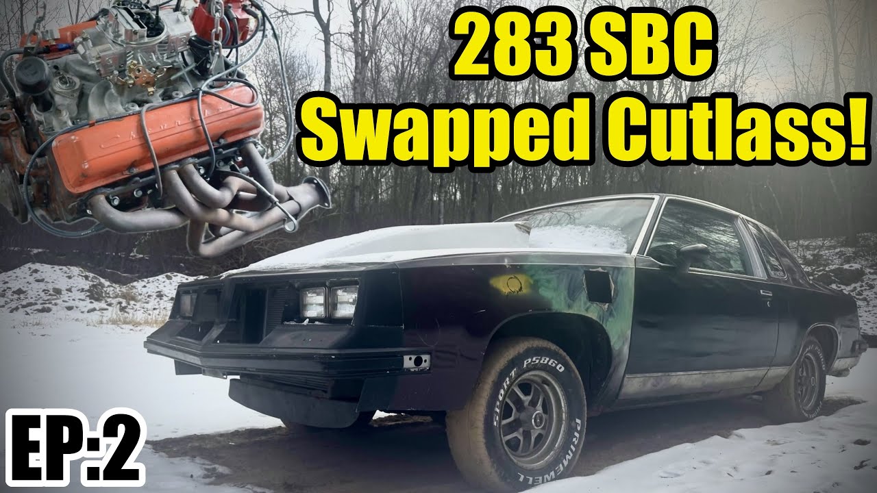 Budget Build 283 Chevy Swapped in an Olds Cutlass! EP:2 (Exhaust, Power ...