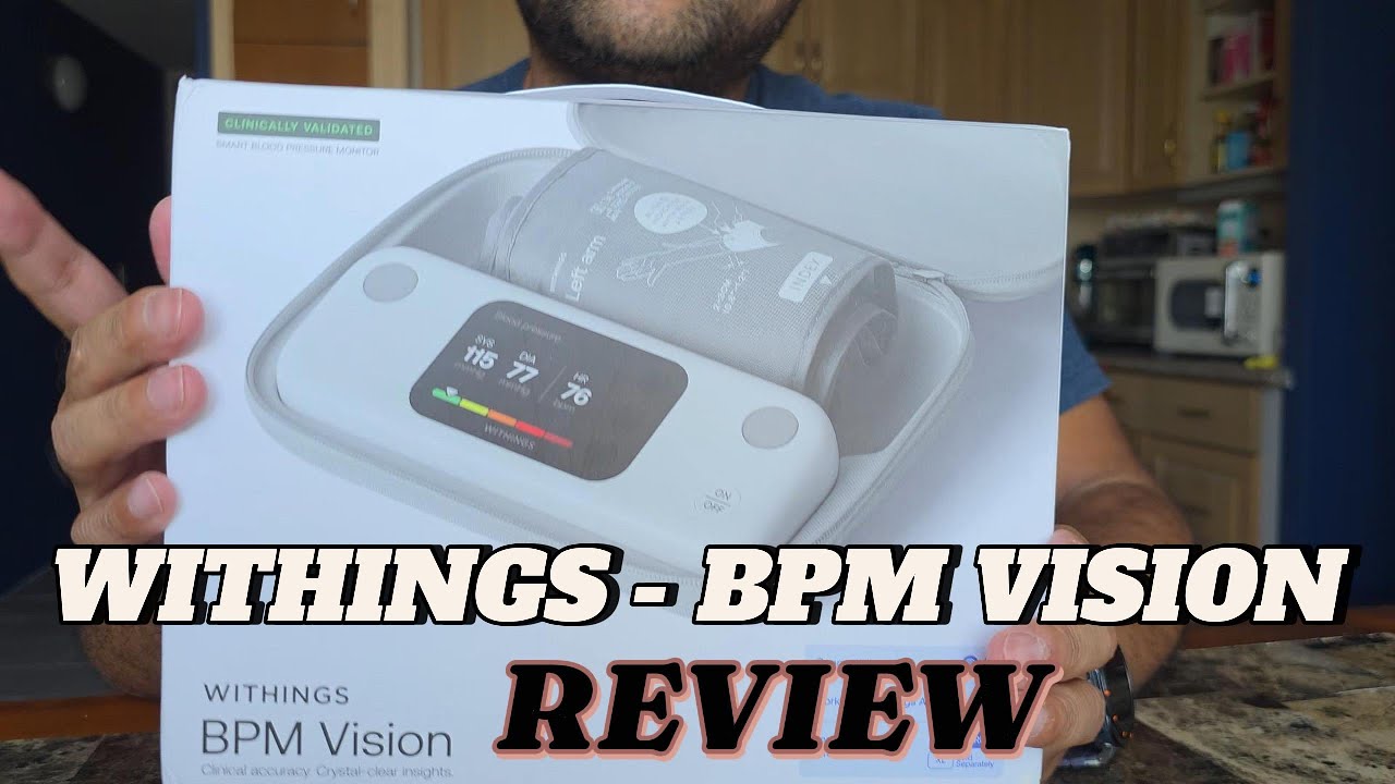Withings BPM Vision - Blood Pressure Monitor Review - YouTube