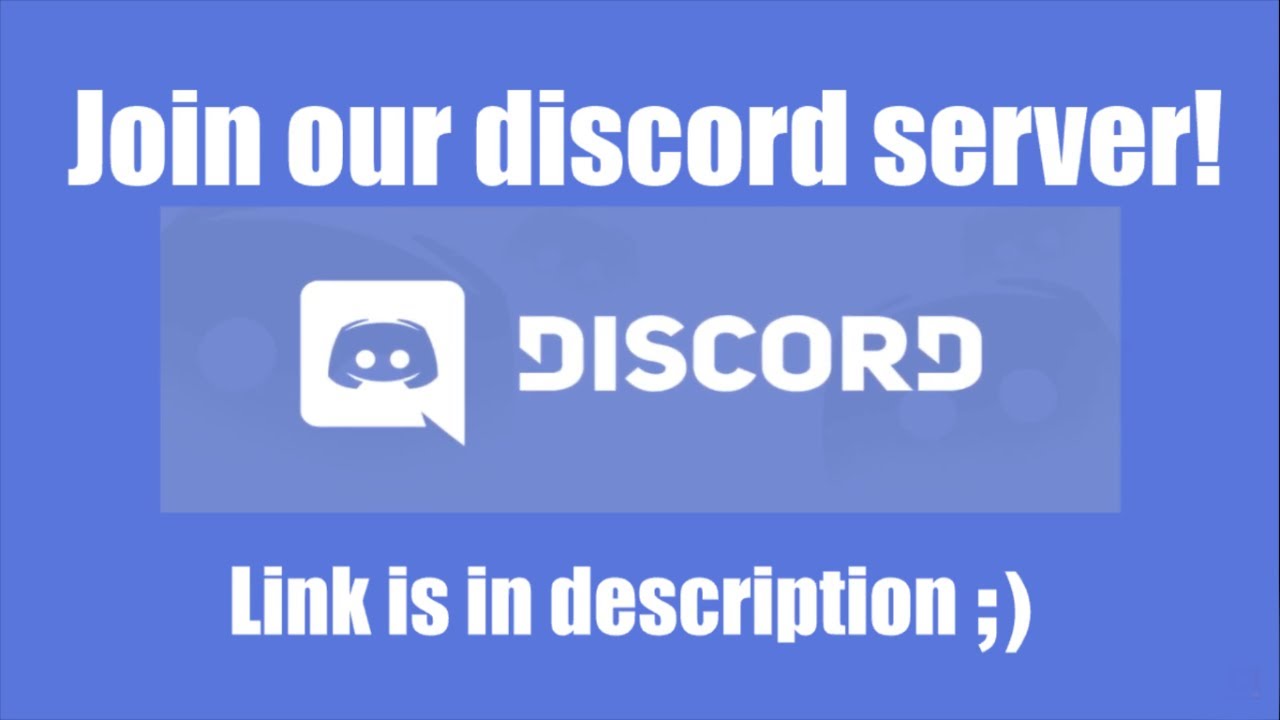Join our discord! - YouTube