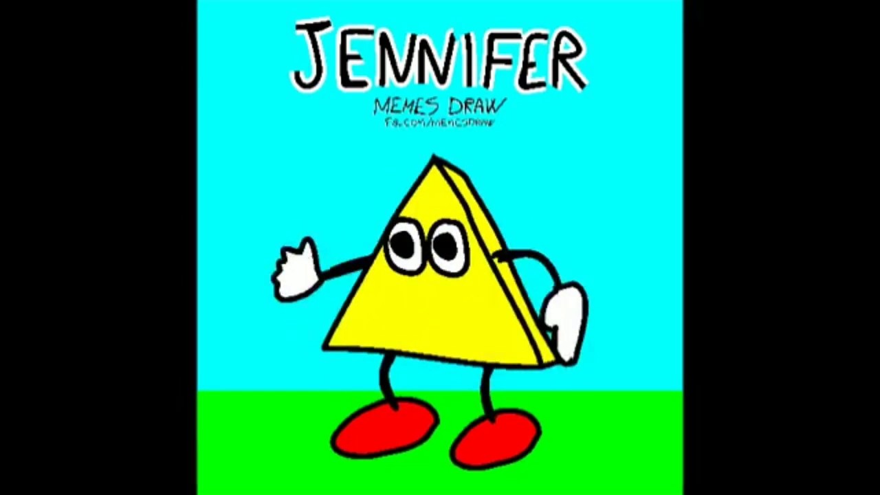 5 minutos de Jennifer - Meme - Triângulo dançando Jenifer - (Memes Draw ...