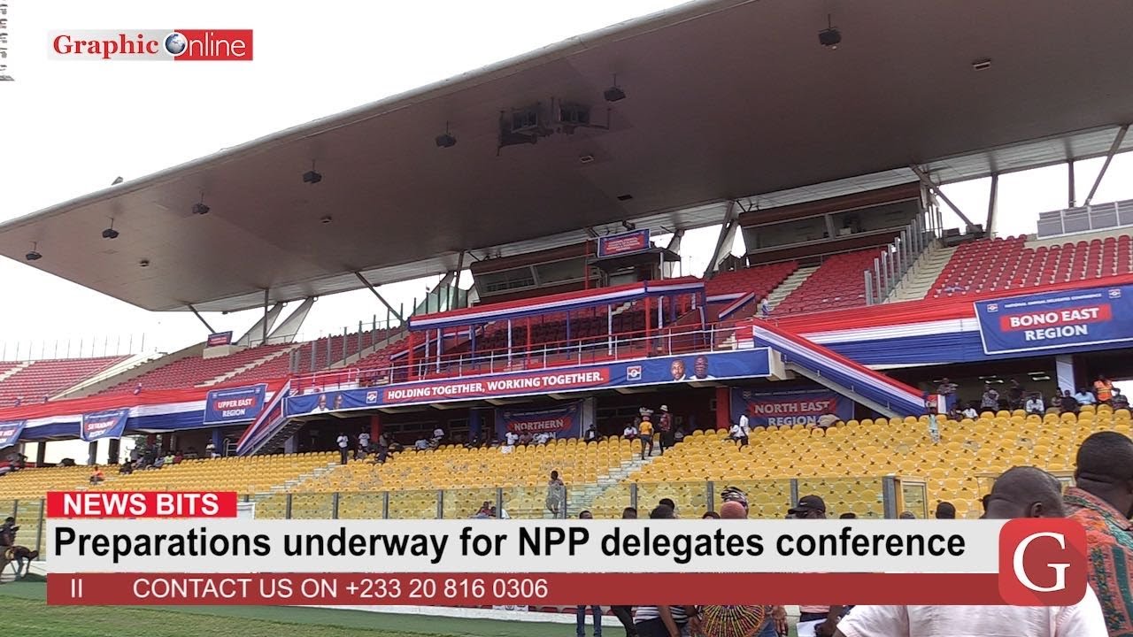 Preparations underway for NPP delegates conference - YouTube