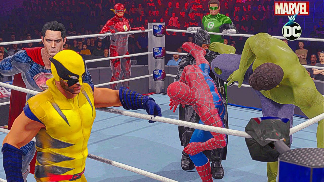 WWE 2K24 MARVEL vs DC COMICS!! - YouTube