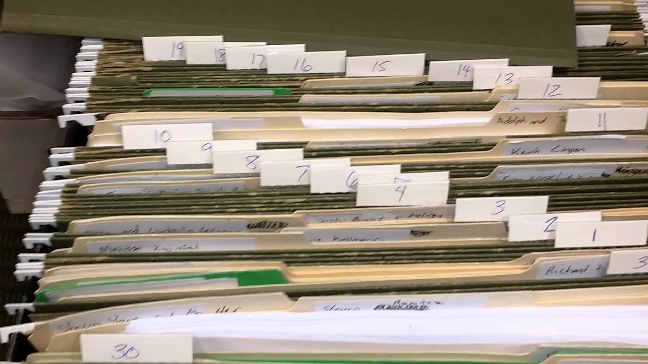 Simple filing system - YouTube