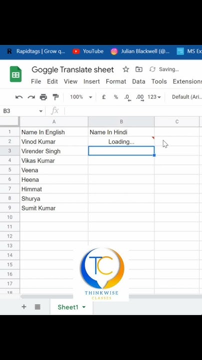 how use Google translate in excel ️ #shorts #excel #viral #exceltips #exceltutorial #shortvideo ...