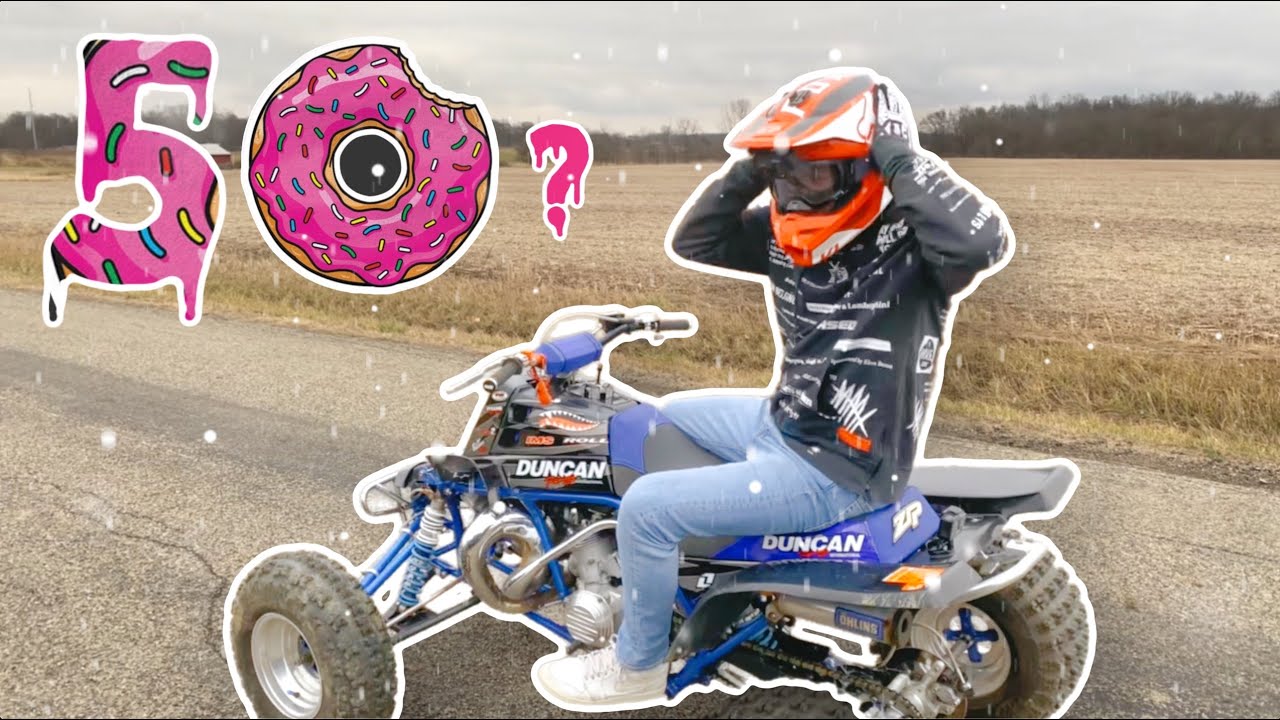 Attempting 50 Donuts! 1,000 SUBS Celebration! - YouTube