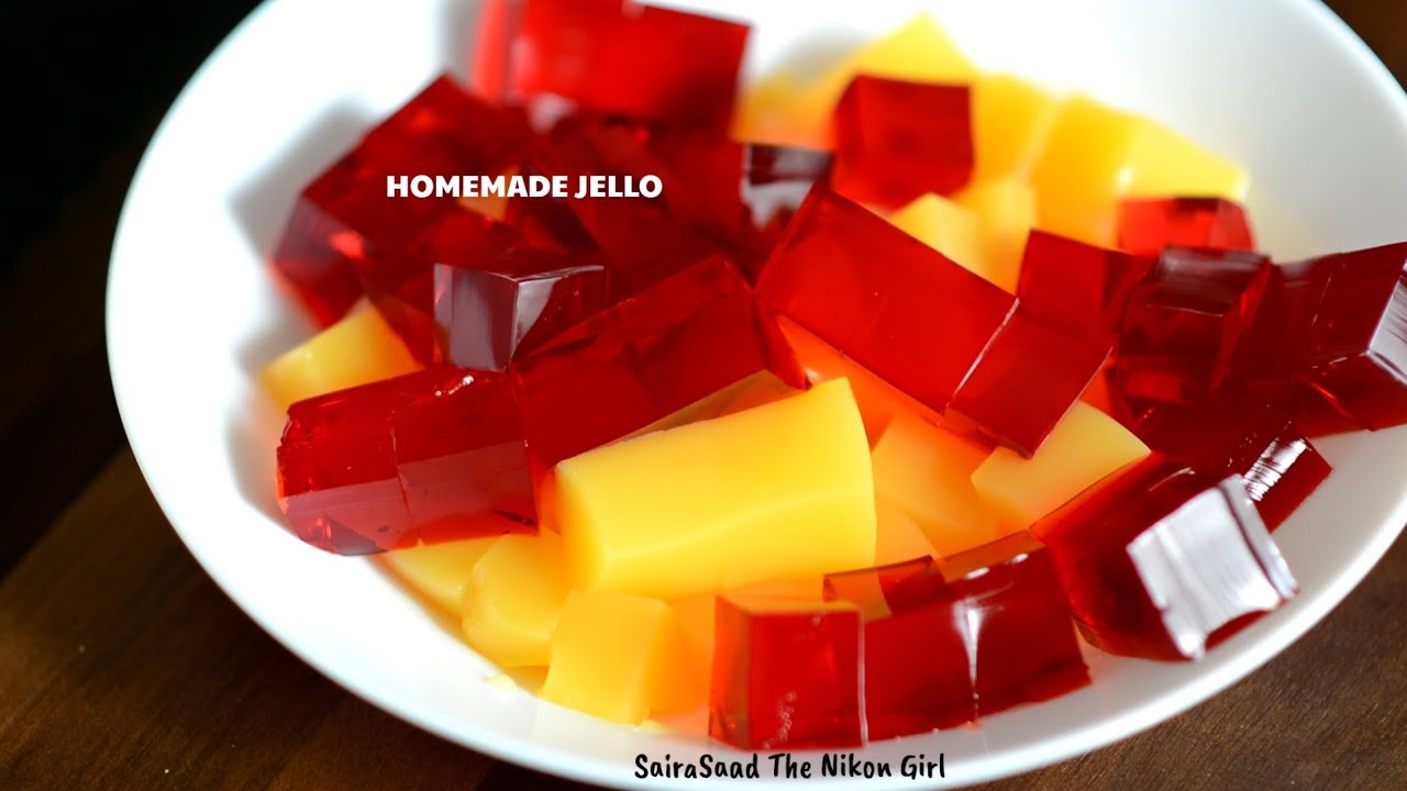 Homemade Jello Easy Homemade Jello Recipe Two Ingredients Homemade