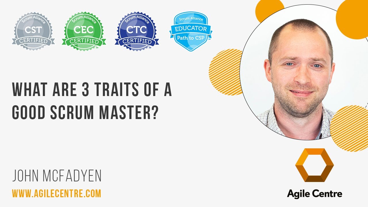 3 traits of a Good Scrum Master - YouTube