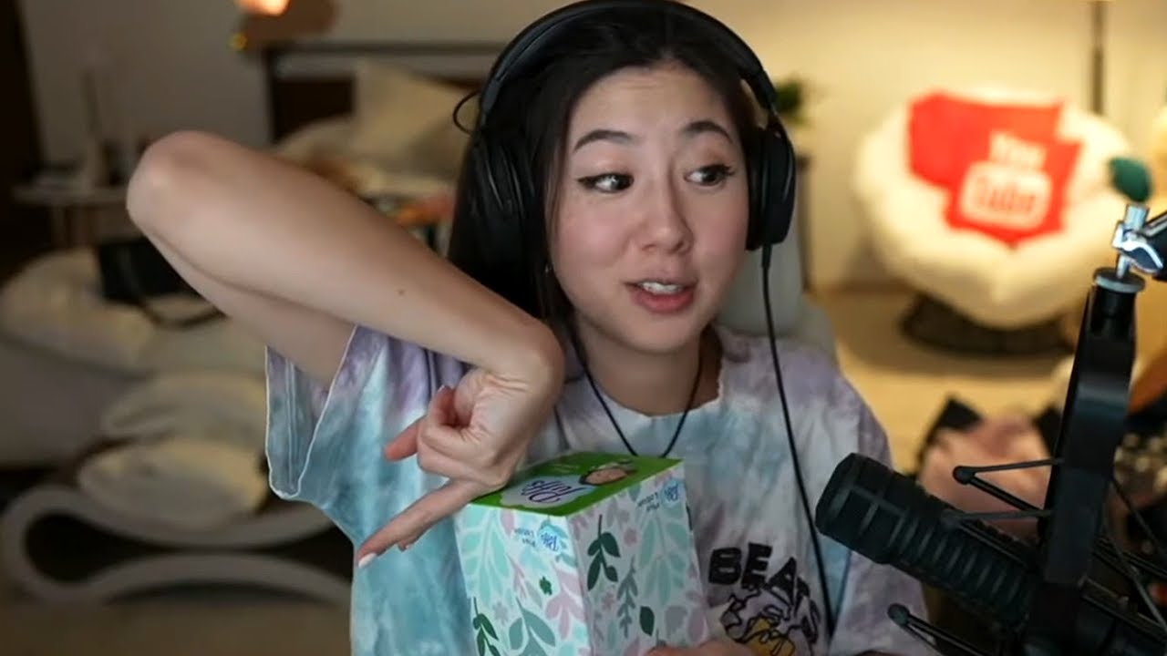 How Fuslie Likes To Sit On A Table - YouTube