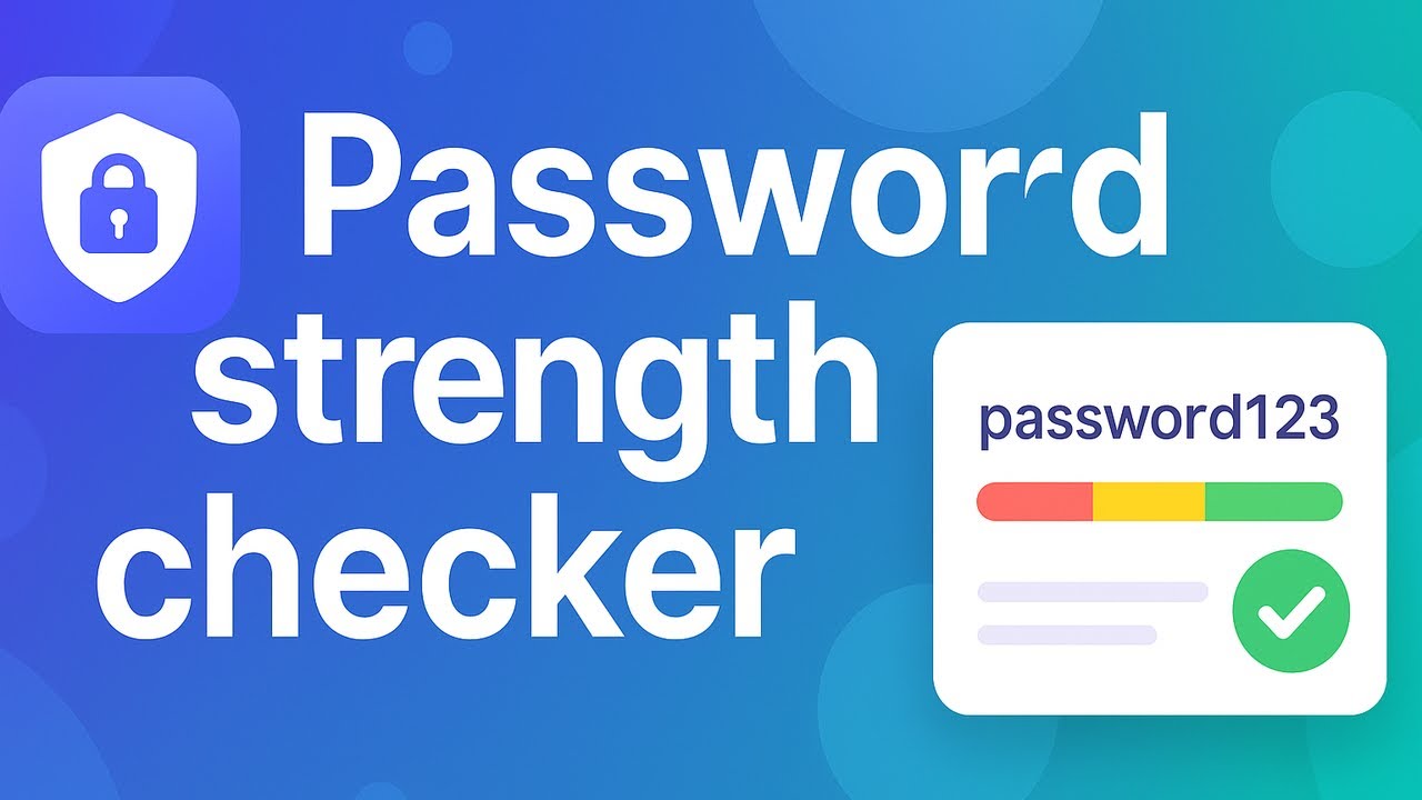 Password Strength Checker | Secure Your Passwords for FREE - YouTube